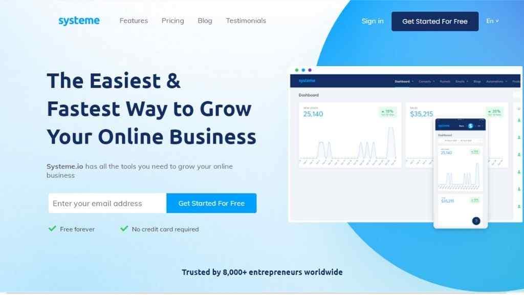 Systeme.io Review: All In 1 Tool To Grow Your Business Faster